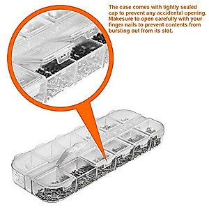 Specialized Glasses & Sunglasses Repair Kit with 1100 Screws, a Driver and Tweezers.