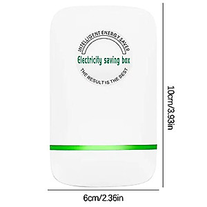 2 Pack Power Saver, Pro Power Saver Save Power Electricity Saver, Electricity Saving Box Household Office Market Device Electric US Plug (2PC)