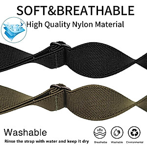 Abanen 22mm Elastic Watch Bands for Garmin Instinct/Instinct 2 Solar, Soft Stretchy Nylon Ultra-light Wristband Strap for Garmin Instinct Crossover Solar, Instinct Tactical/Esports (4PCS Multicolor)