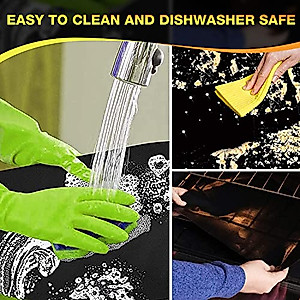 Grill Mats for Outdoor Grill Set of 6 BBQ Grill Mat Non-Stick Reusable Heavy Duty Grilling Mats Teflon Grill Sheets Grill Tools BBQ Accessories for Charcoal Grill Gas Electric Smokers Barbecue Camping