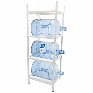 Bluewave Lifestyle Bluewave White 4 Step Metal Bottle Storage Rack