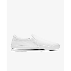Nike Womens Court Legacy Canvas Slip On White Size 10