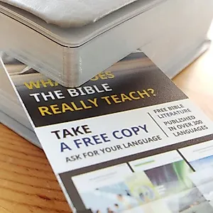 Vongsado -24pcs- Jehovah Witness Cart Plastic PP Bookmarks JW Gifts Idea Accessories of Bible Pioneer Ministry Supplies Notebook, JW Jehovah's Witnesses JW.org Convention Kids Women Men (B24)