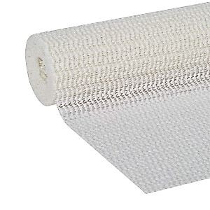 Duck Brand 393452 Original Grip Easy Liner Non-Adhesive Shelf Liner, 20-Inch x 7-Feet, White