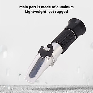 Accurate Milk Content Detector - Portable Handheld Refractometer with Automatic Temperature Compensation, Sturdy Aluminum Build, Ideal for Farmers and Dairy Enthusiasts