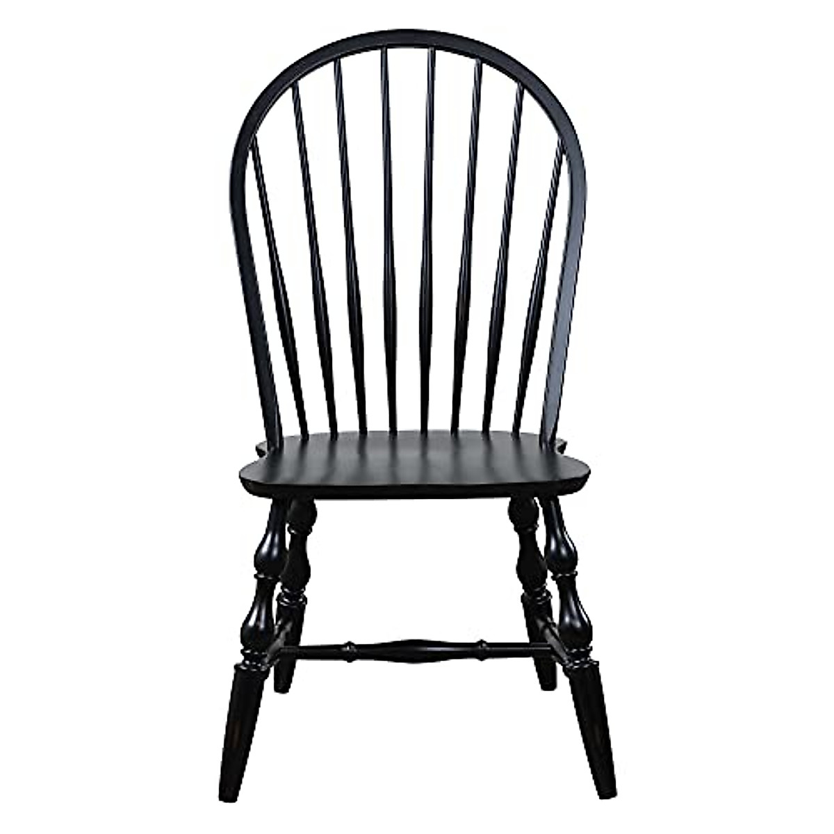 Sunset Trading Windsor Dining Chair Set, 41", Antique Black