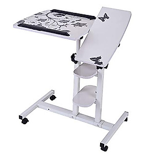 Ohvivid Study Writing Table,Home Desktop Computer Desk Bedroom Laptop Study Table Space Saving Office Table Home Office Desk Side Table Foldable Computer Table Simple Workstation Furniture