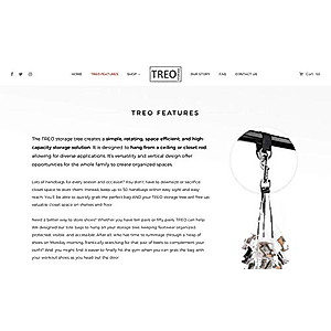 TREO Storage Shoe & Purse Organizer