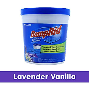 DampRid FG01LV Moisture Absorber, Lavender Vanilla, 10.5-Ounce