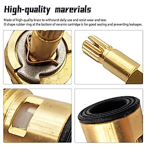 GOLACOD Bathroom/Kitchen/Bathtub Valve Cartridge Faucet Stem Fit for American Standard 2PCS Replaces 994053-0070A