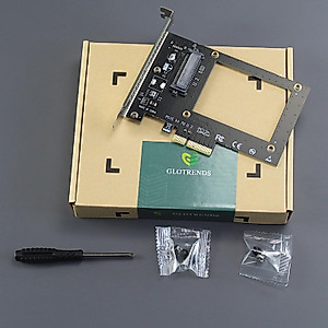 GLOTRENDS PU11 U.2 to PCIe 4.0 X4 Adapter for 2.5 Inch U.2 SSD, PCIe 4.0 X4 Full Speed