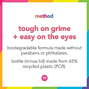 Method Gel Dish Soap, Rosemary, Biodegradable Formula, Tough on Grease, 18 Fl Oz (Pack of 6)