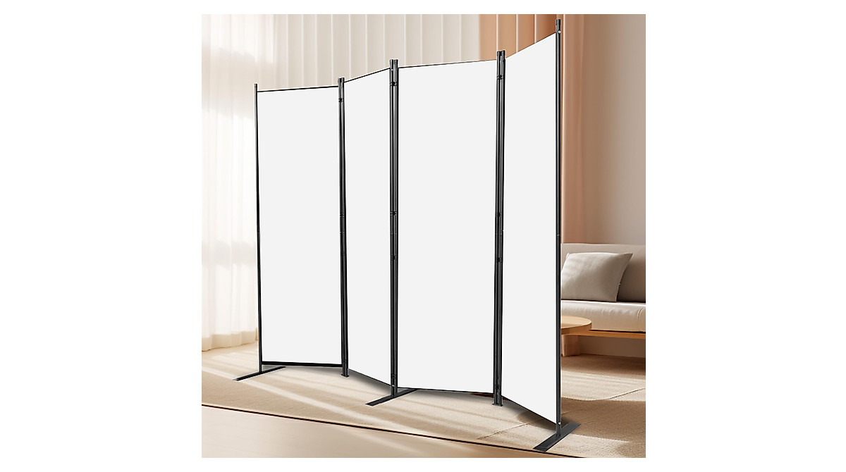 4 Panel Room Divider for Privacy and Space Separation