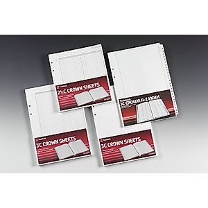 Rexel Twinlock Crown 3C Refill Sheets Double Ledger (Pack of 100 Sheets)