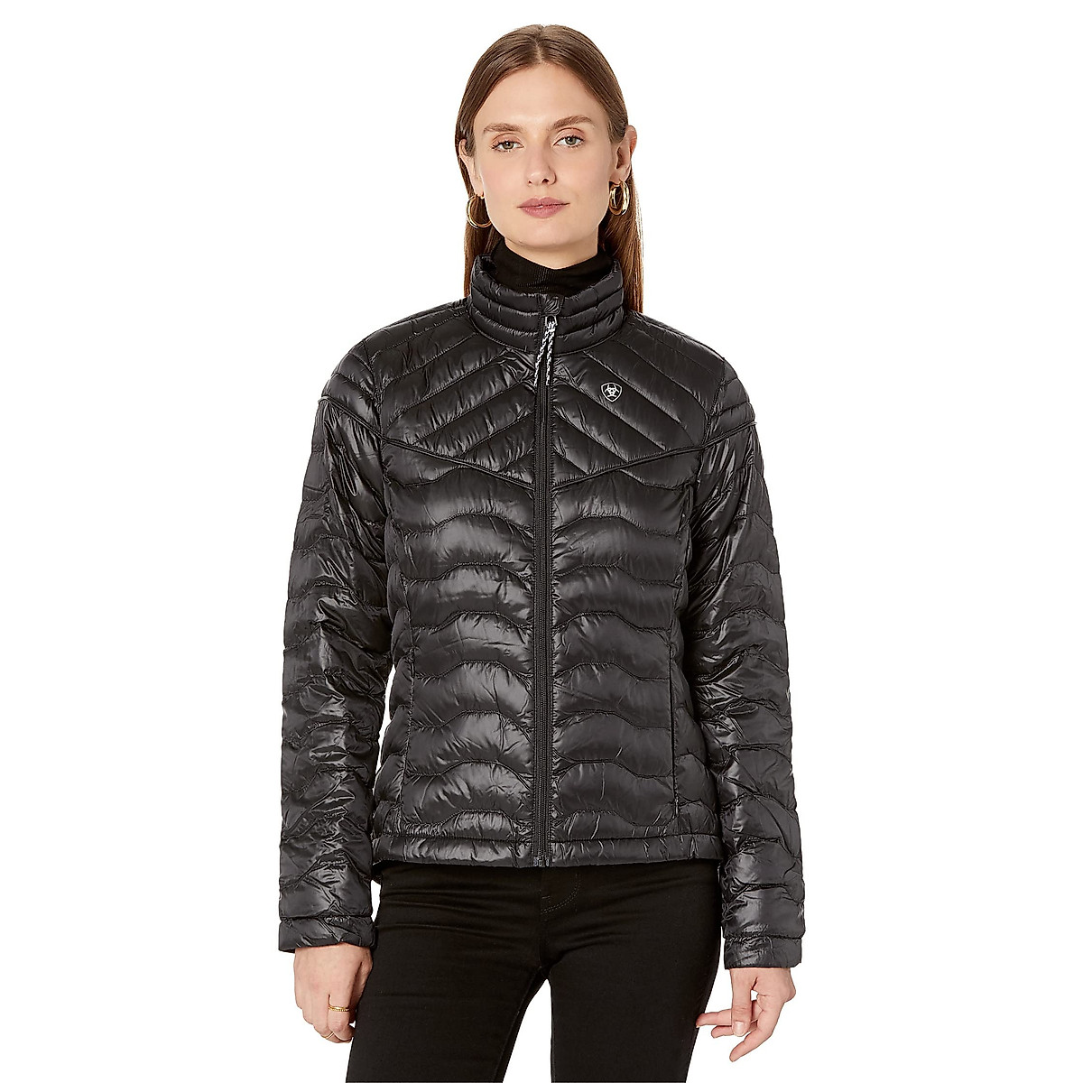 Ariat Female Ideal Down Jacket Iridescent Black X-Large