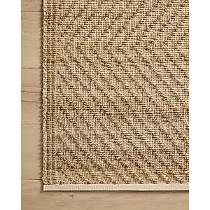 Loloi Angela Rose x Colton Collection CON-04 Natural/Ivory, Contemporary 9'-0" x 12'-0" Area Rug
