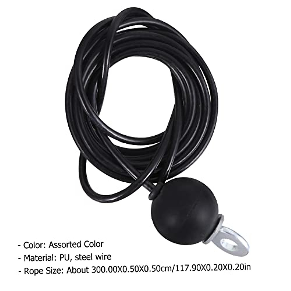 Abaodam 2 Sets 3 Fitness Wire Rope Wrist Exerciser Gym Pulley Workout Machine Fitness Pulley Rope Heavy Duty Steel Wire Rope Home Gym Wire Rope arm Steel Cable DIY Wire Rope Lifting Power