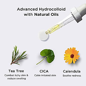 Avarelle Pimple Patches (40 Count) Hydrocolloid Acne Cover Patches | Zit Patches for Blemishes, Zits and Breakouts with Tea Tree, Calendula and Cica Oil for Face | Vegan, Cruelty Free Certified, Carbonfree Certified (40 PATCHES) (MEDIUM, 80)