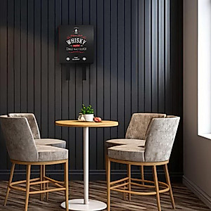 CHIC FIRE Designer Fire Blanket 47” x 47” - Stylish Fire Blanket for Home & Kitchen - Flame-Retardant Fiberglass Emergency Blanket - Designed for Kitchen, Workspace, Restaurant - Red Whisky