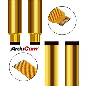 Arducam for Raspberry Pi Zero Camera Cable Set, 2 Pack 11.8" (30cm) Ribbon Flex Extension Cables for Pi Zero&W