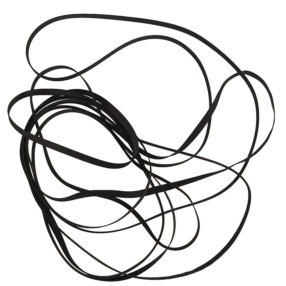 11pcs Turntable Belt Different Specifications Rubber Belt Replace Turntable Phono/Tape/CD Plattenspieler Drive Belt,11Sizes