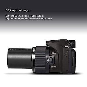Minolta MN53 Digital Camera (Black) + 32GB SD Memory Card + Tri-fold Memory Card Wallet + Table Tripod Hand Grip + Hi-Speed SD USB Card Reader