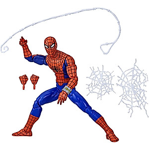 STAR WARS Marvel Legends Series Spider-Man 60th Anniversary Japanese Spider-Man 6-inch Action Figures, 6 Accessories
