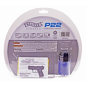 Elite Force Walther P22 Spring Powered 6mm BB Pistol Airsoft Gun, Clear