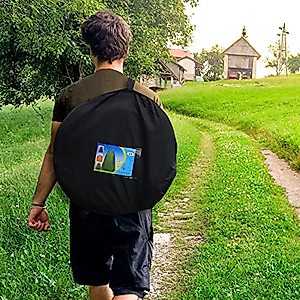 TUKAILAI Portable Pop Up Privacy Tent, Outdoor Camping Bathroom Toilet Shower Tent Spacious Dressing Changing Room for Hiking Beach Picnic Fishing, Instant Rain Shelter with Carrying Bag (White Grey)