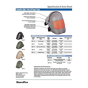 Sellstrom Replacement Strap and Clips for KneePro Ultra Flex III Protective Knee Pads (4 of each), S96110-6