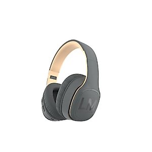 Bluetooth Wireless Headphones Over-Ear, Louise&Mann Bluetooth Headphones Foldable, Wired & Wireless Headset with Built-in Mic, Huge Playtime, Soft Foam Earmuffs and Carry Case for Cell Phones, PC, TV