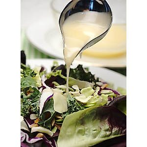 RSVP International Endurance Culinary Sauce Spoon, Mini Ladle with Gravy Pour Spout, Dishwasher Safe, 18/8 Stainless Steel, 9x1.75x2"