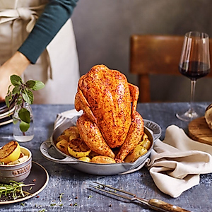 Staub 1200018 Vertical Roaster, 24 cm, Graphite Graphite Grey