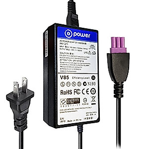 T POWER 32V 3-Pin Purple Tip DC Charger for HP Deskjet Ink Advantage All-in-One Series Color Printer Ac Dc Adapter Power Supply Cord