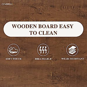 ONBRILL King Size Metal Bed Frame with Curved Wooden Headboard and Footboard, Mattress Foundation Platform Bed Frame with Under Bed Storage, No Box Spring Needed, Modern, Sanders