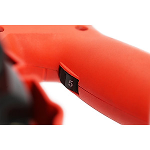 Electric Cement Concrete Mixer - Mixer Machine for Concrete Mortar Drywall Mud Cement Grout Thinset - Adjustable 6 Speed Power - 5" Mixing Paddle - Handheld & Portable - 1800W Motor