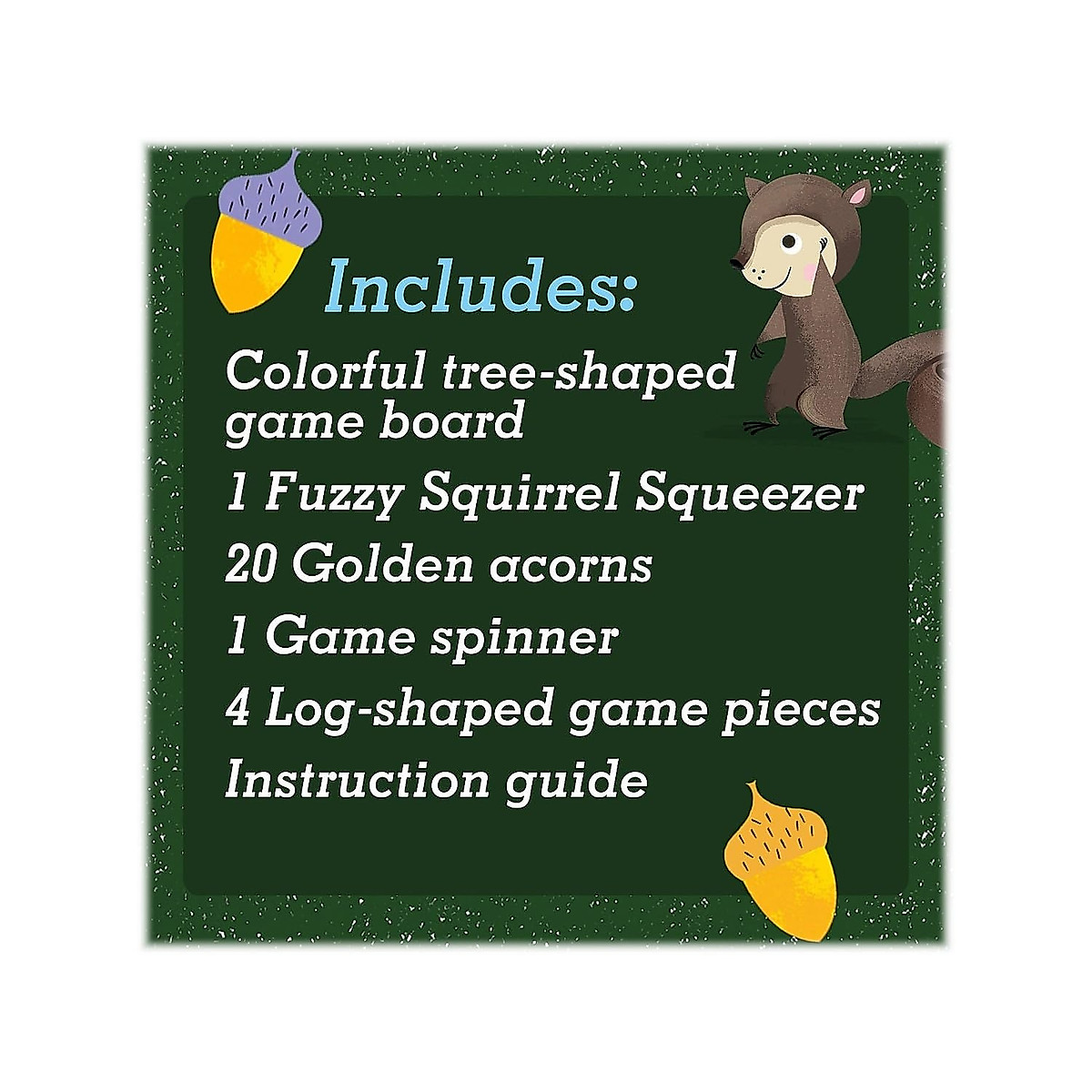 Educational Insights Special Edition The Sneaky, Snacky Squirrel Game, Preschool & Toddler Board Game for Kids 3-5 Years, Color Matching, Fine Motor Skills