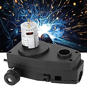 Kadimendium Mig Welder Roll Wire Feed Motor Automatic Feed 0.8/1.0mm Soldering Wire Feeder Machine DC 24V 10W Flux Core Wire for MIG Welder