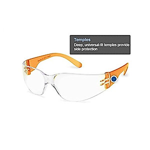 Gateway Safety 4699 StarLite Gumballs Safety Glasses, Clear Lens, 10 Colors Included (Pack of 10)