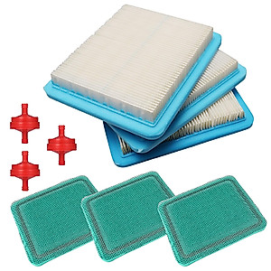 3PCS 491588S Air Filter 493537S Pre-cleaner for 491588 4915885 Toro 20332 Craftsman 33644 Pro Performance for Push Lawn Mower