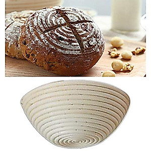 WHEEJE Snack Fruit Plate, Bread Proofing Basket - Baking Bowl Dough Gifts For Bakers Proving Baskets For Sourdough Lame Bread Scraper