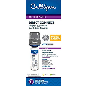 Culligan US-DC3 Under Sink Direct Connect Premium Lead Filtration System, No Size, White