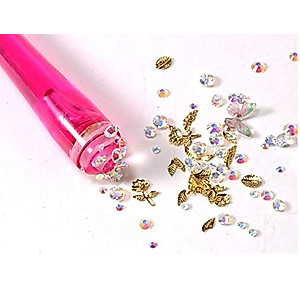 WOIWO Dual Use Diamond Drawing Point Drill Pen Art Pen Sewing Accessories DIY Crafts Cleaning Brush 1PCS