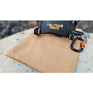 Obliter8 "Blue Steel" Multi-Attachment Smartphone/Tablet/Pad/Switch gaming system Travel Mount for In-Flight Airplane, Car Visor/Vent, Desktop, Traveling 360 degree rotation Ultra Durable and Secure