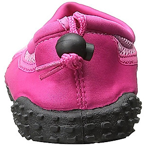 Womens Water Shoes Aqua Socks Pool Beach ,Yoga,Dance and Exercise (8, Fuchsia/Pink 1185L)