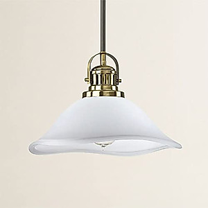 Aspen Creative 23505-01 Frosted Shade for Medium Base Socket Torchiere, Swag Lamp, Pendant, 9-5/8" Diameter x 4-1/8" High, 1 Pack Replacement Glass, Alabaster