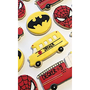 School Bus Cookie Cutter, 4.5" Made in USA by Ann Clark