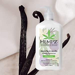 Hempz Black Fig & Vanilla Herbal Body Moisturizer 17 ounces