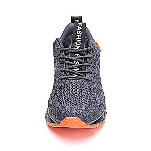 SKDOIUL Grey Sneakers for Men mesh Breathable Comfort Fashion Sport Athletic Running Walking Shoes Man Runner Jogging Shoes Casual Tennis Trainers Size 12