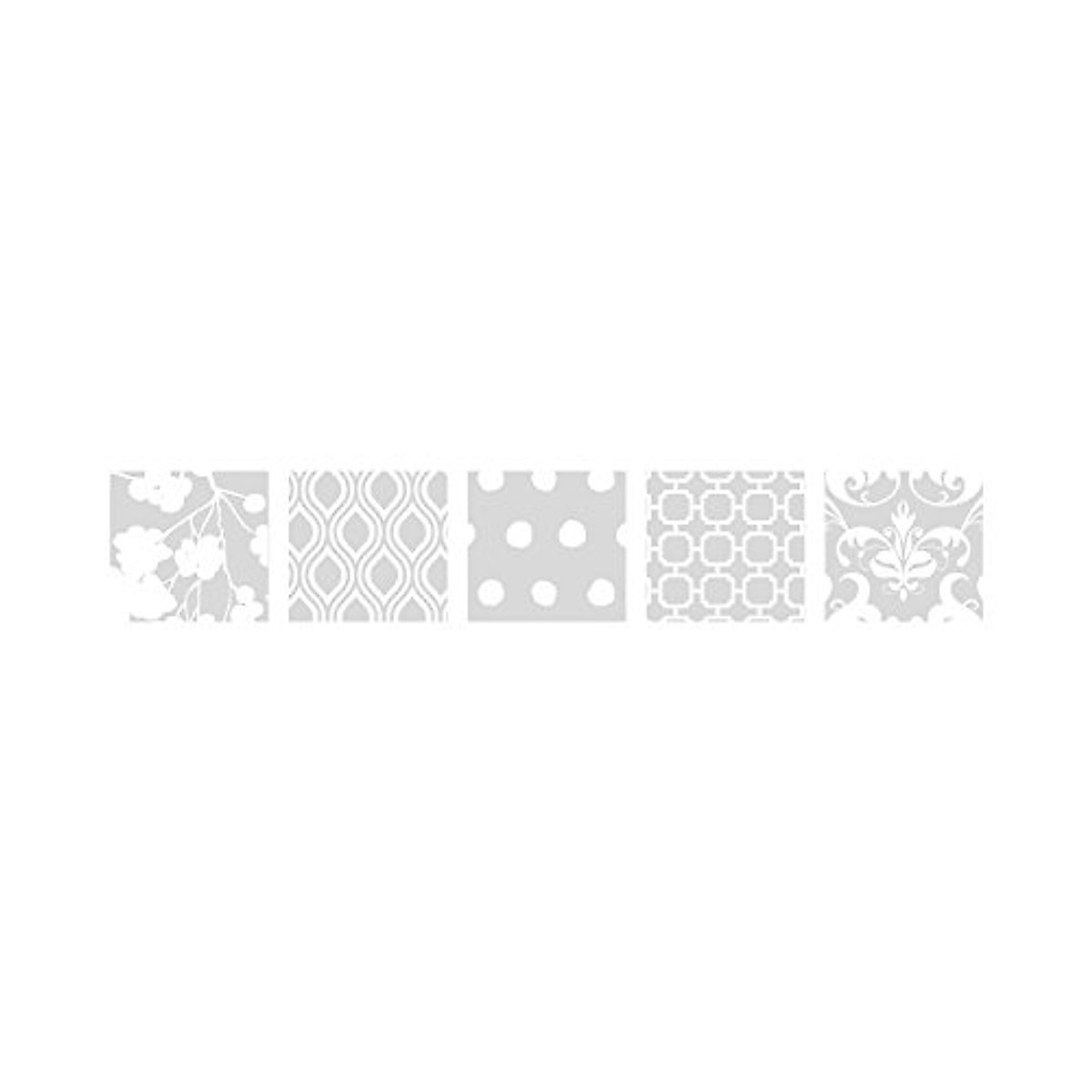 Avery Insertable Style Edge Plastic Dividers for 3 Ring Binders, 8-Tab Set, Assorted White Frosted Designs, 1 Set (11291)